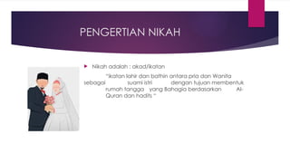 tentang pernikahan dan keluargaa sakinah | PPTX