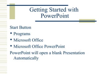 Power point notes | PPT