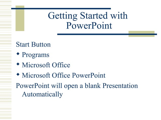 Power point notes | PPT