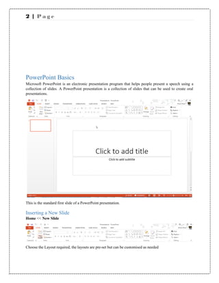 Power point notes | PDF