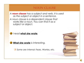 Power point noun clause & phrase | PPT