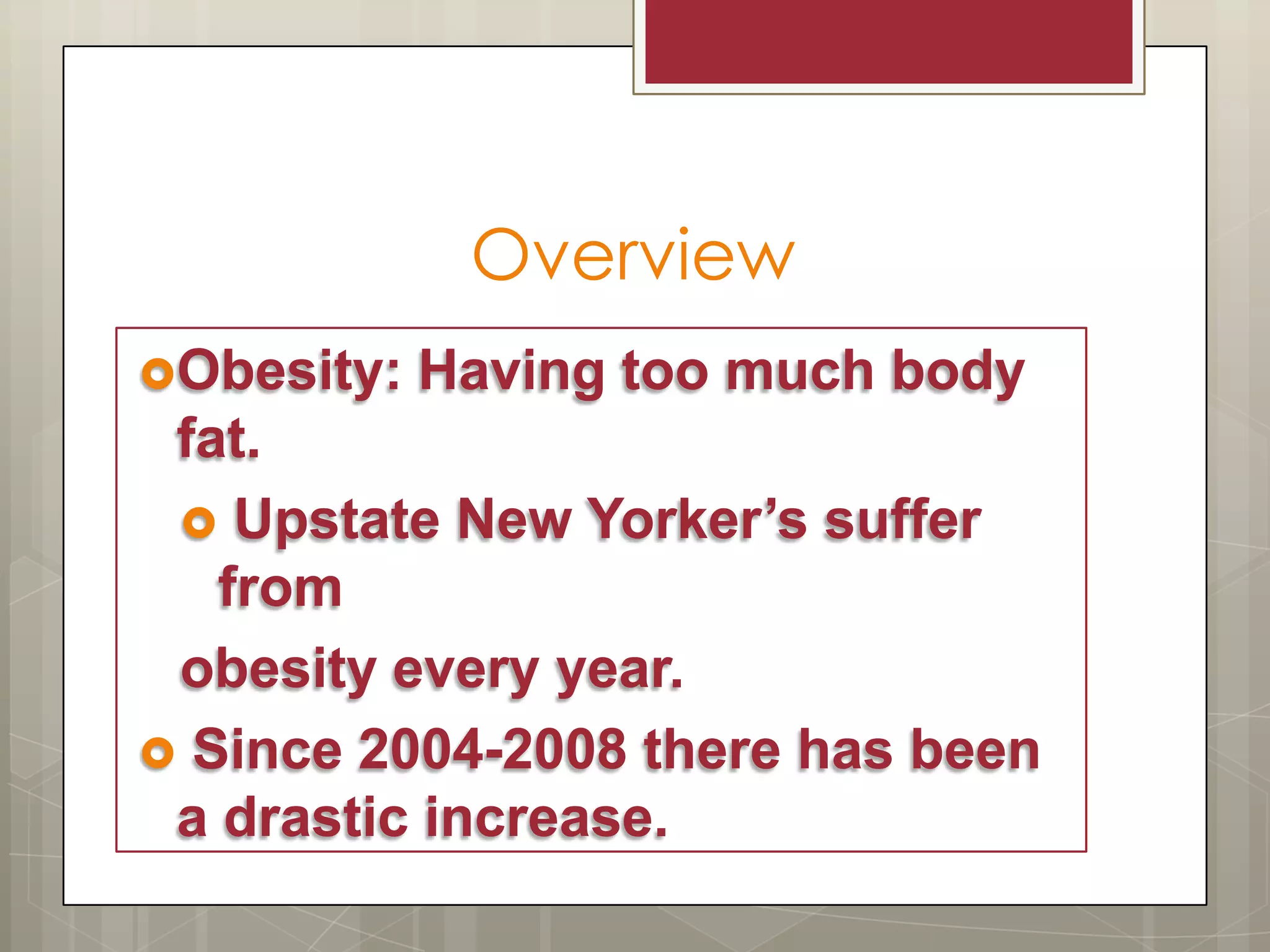 Power point obesity | PPTX