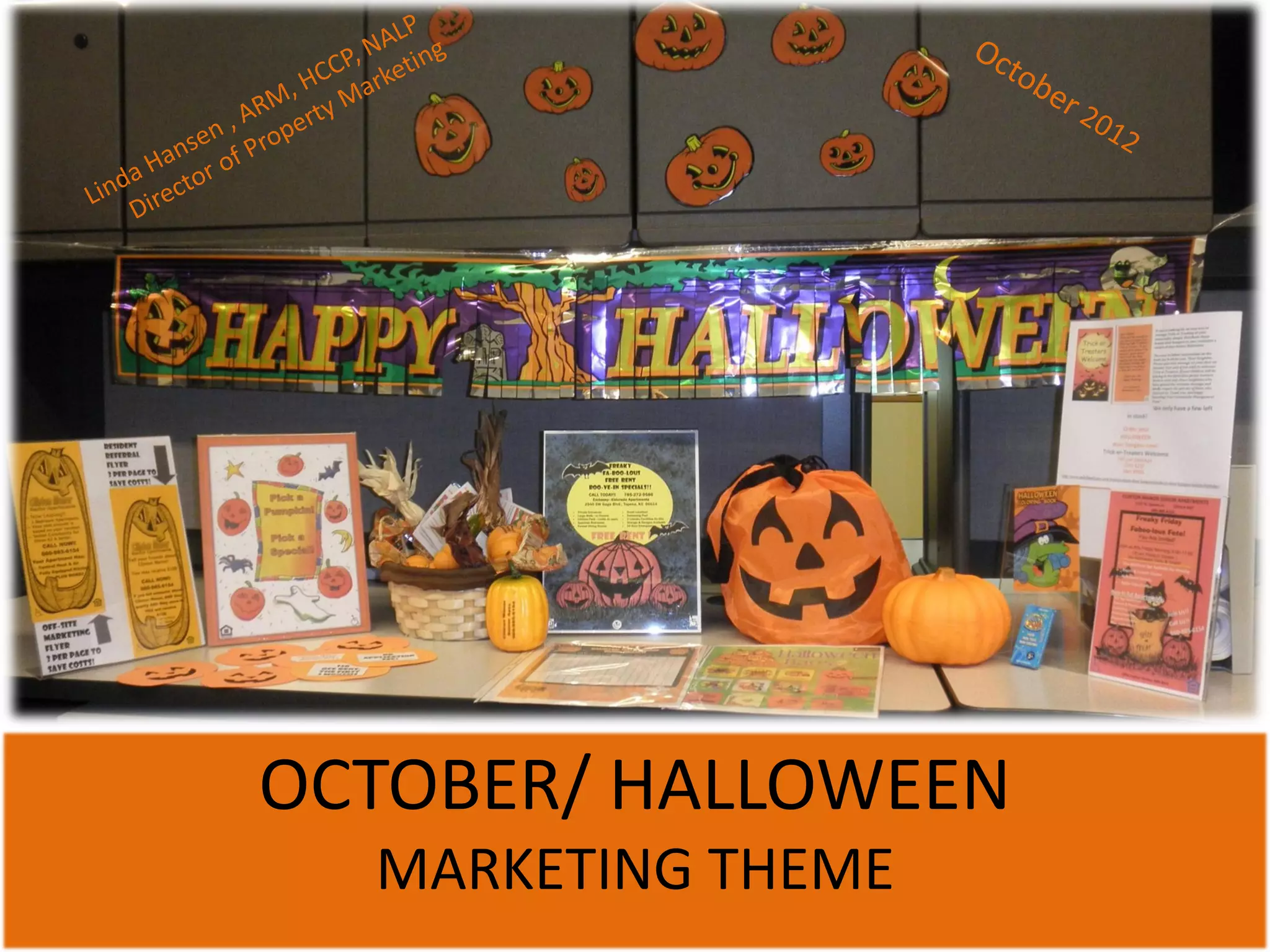 October Themed Apartment Marketing Ideas, Low Cost | PDF