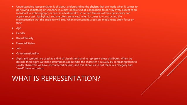 Power point of different representations | PPT