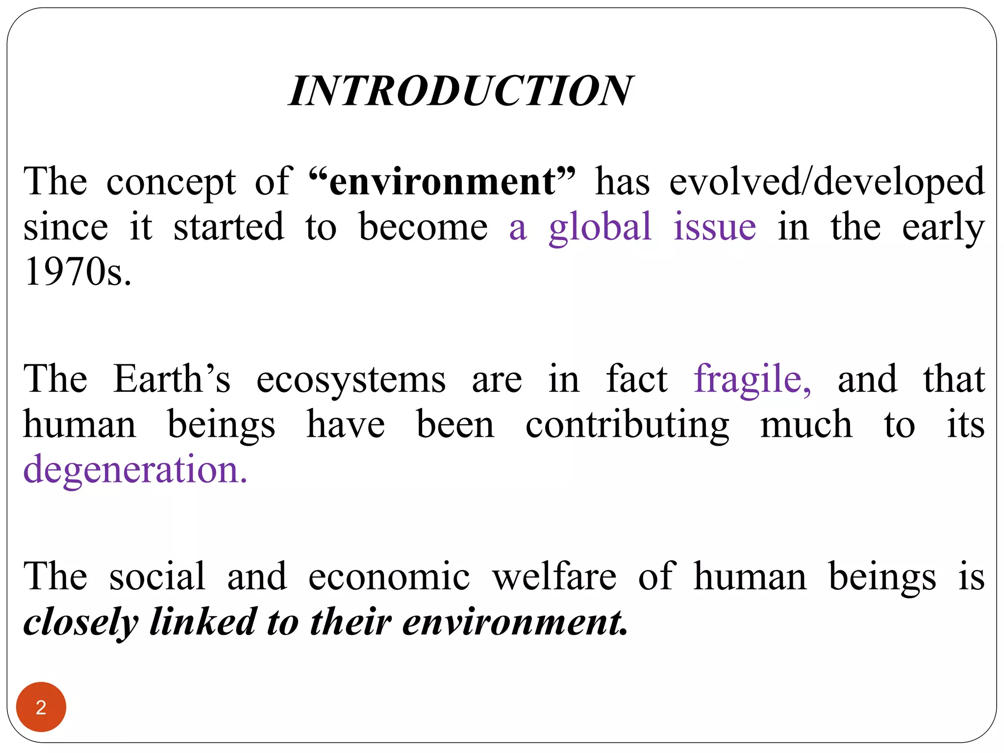 Environment Vs development | PPTX