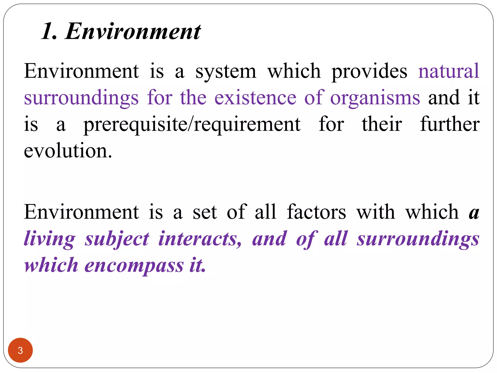 Environment Vs development | PPTX