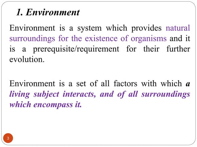 Environment Vs development | PPTX