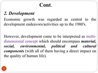 Environment Vs development | PPTX