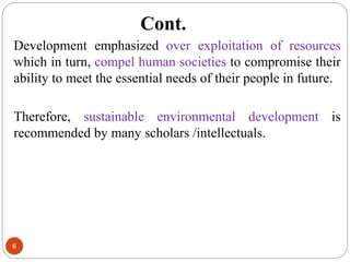 Environment Vs development | PPTX