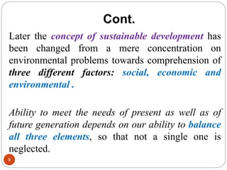 Environment Vs development | PPTX