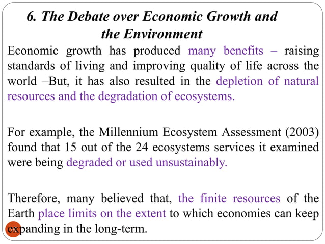 Environment Vs development