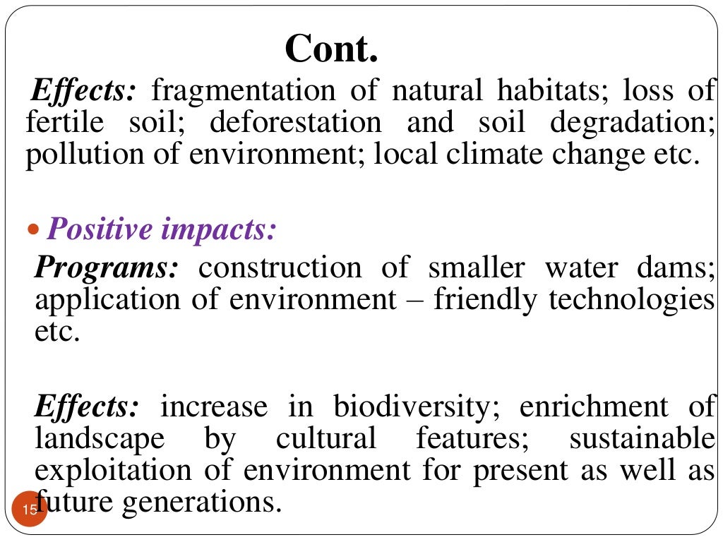 Environment Vs development
