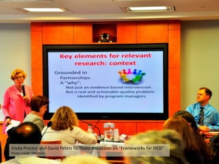 Photos from First Implementation and Delivery Science Consultative ...