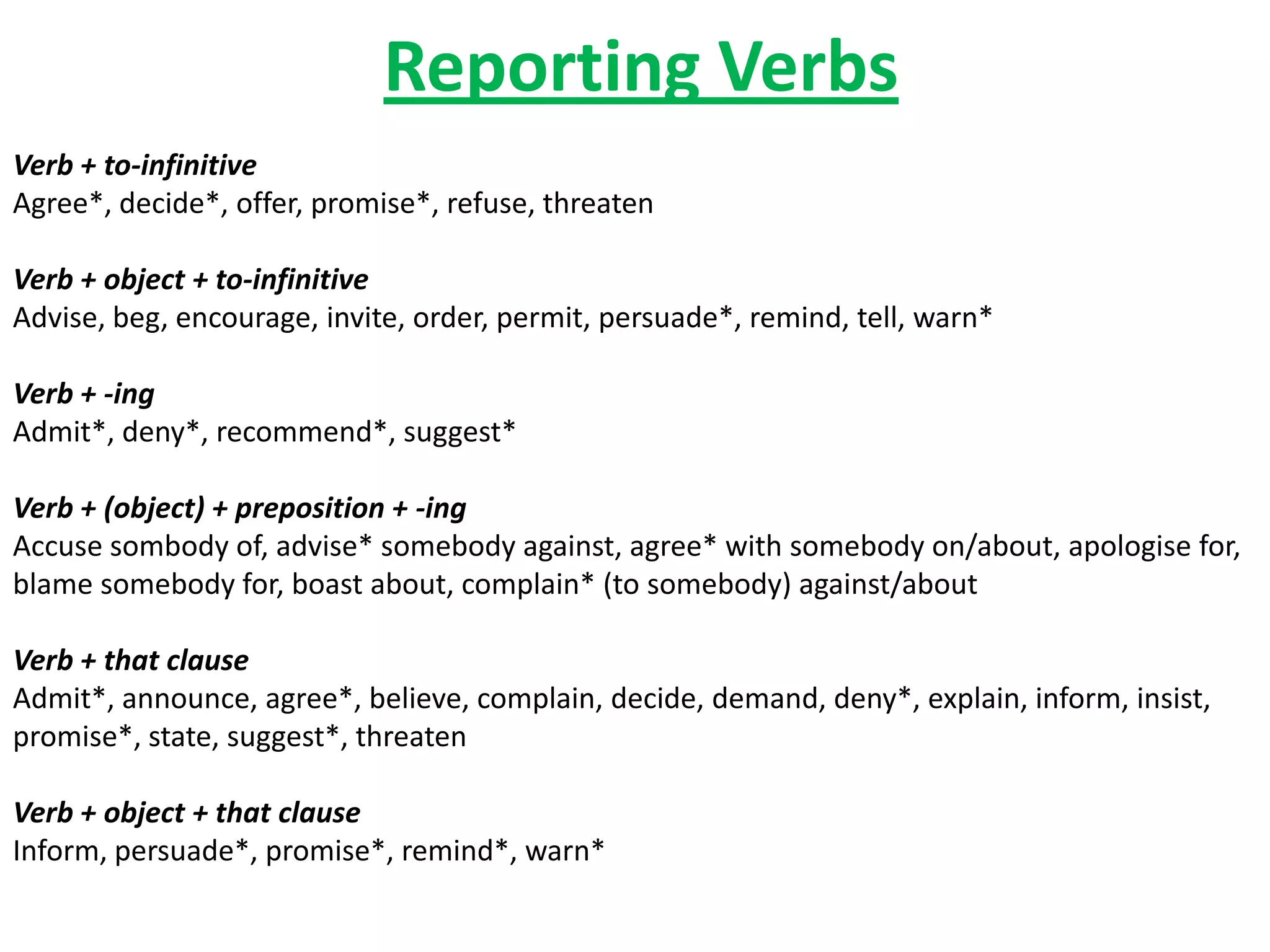 Reported Speech | PPTX