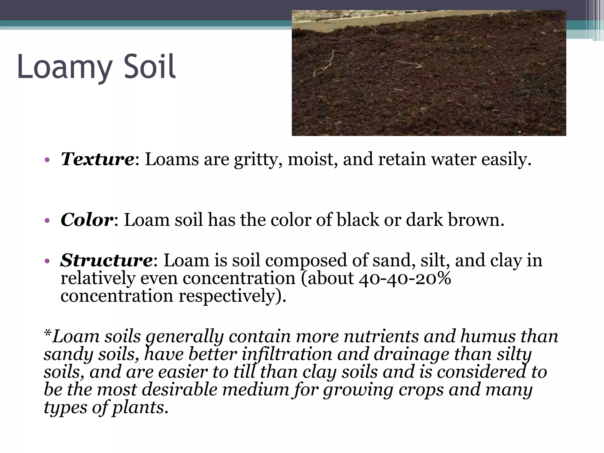 Power point of the four kinds of soil | PPTX
