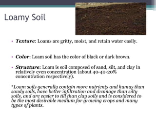 Power point of the four kinds of soil | PPT