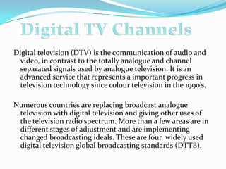 Powerpoint of unit 3 task 1... television | PPTX