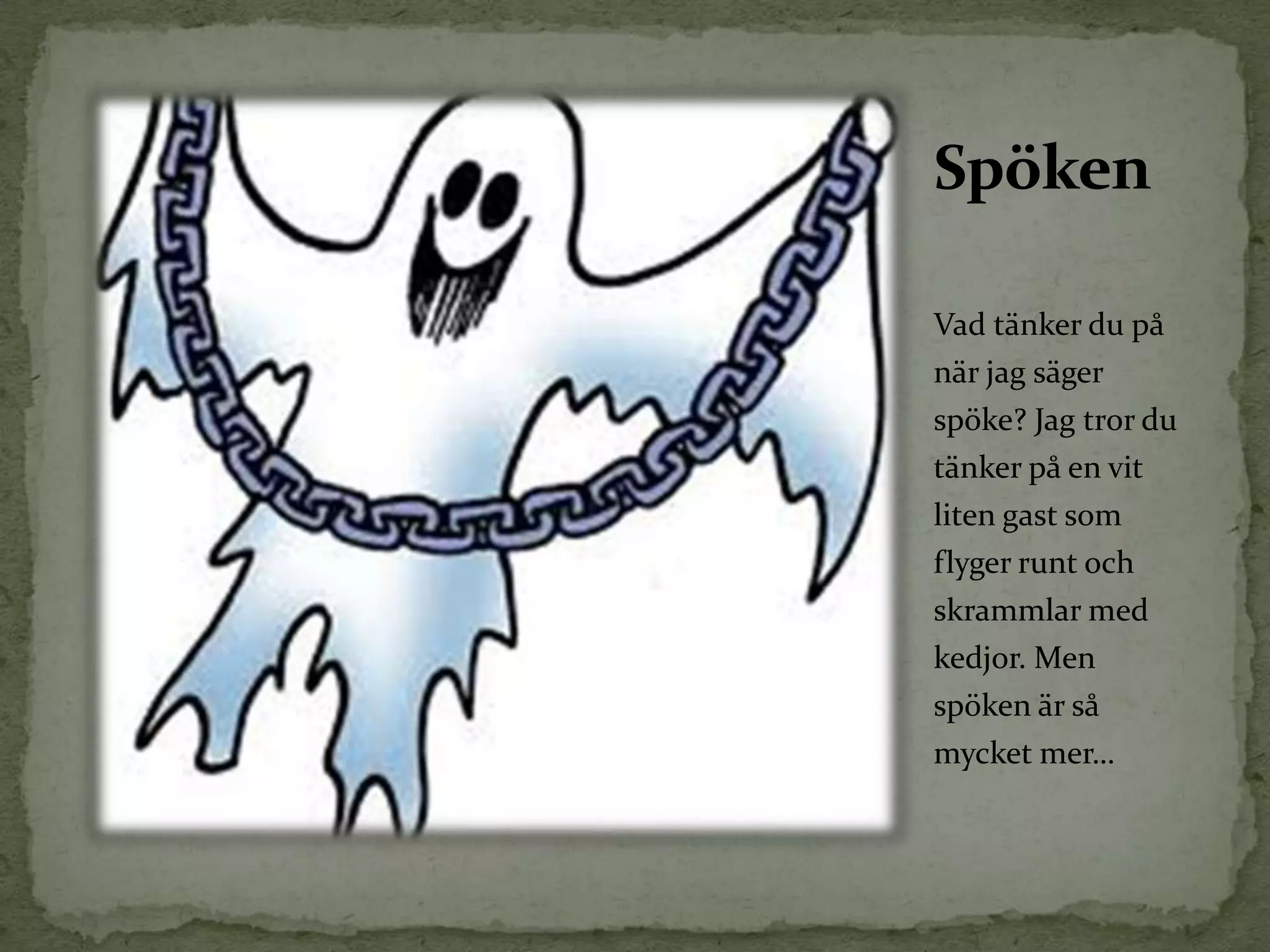 Power point om spöken | PPTX
