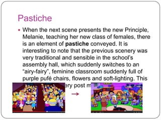 Case study: The Simpsons episode, post-modernism | PPTX