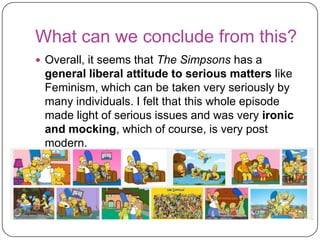 Case study: The Simpsons episode, post-modernism | PPTX | Television ...