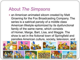 Case study: The Simpsons episode, post-modernism | PPTX | Television ...