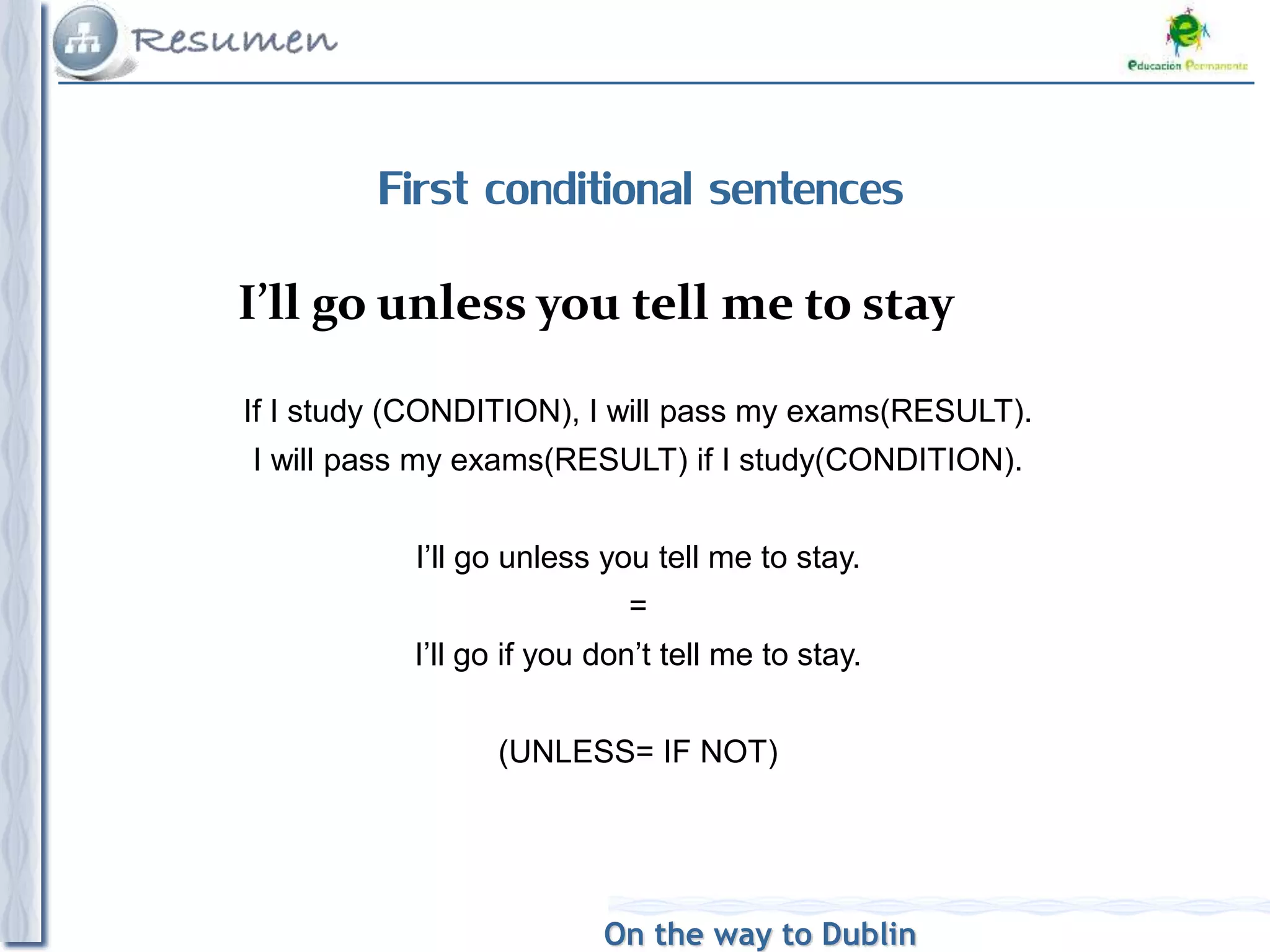 Powerpoint On Conditionals I Ii Iii Ppt