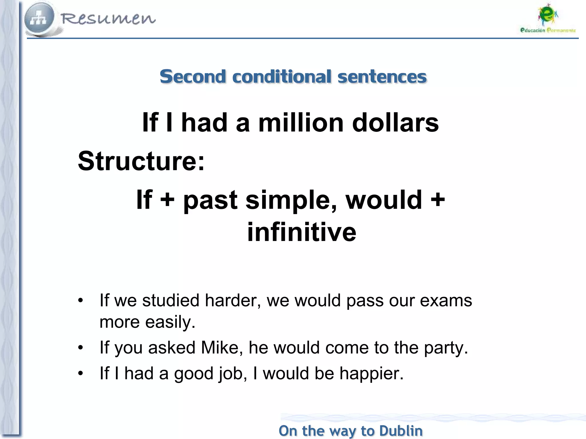 Powerpoint on conditionals I, II, III | PPT
