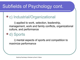 The Basics of Psychology | PPT