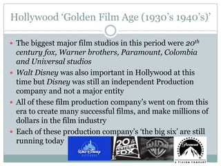 Powerpoint on film history | PPTX