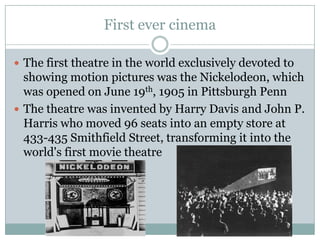Powerpoint on film history | PPTX