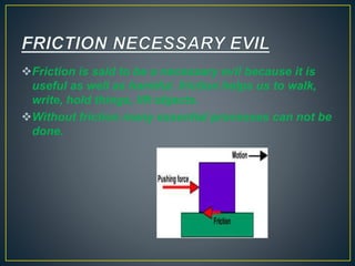 Power point on friction | PPT