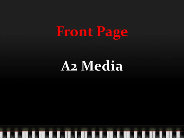 Powerpoint on front page | PPT