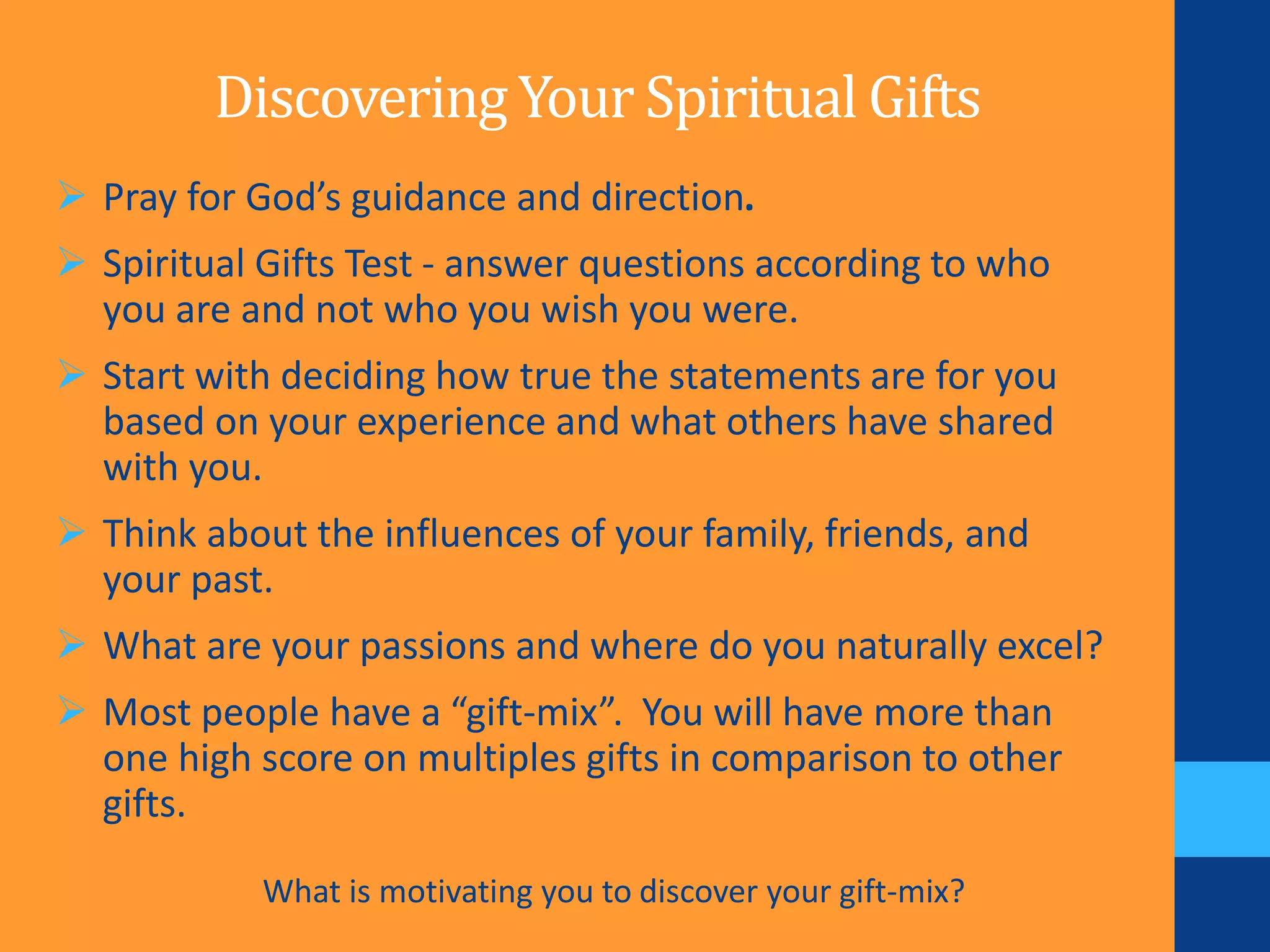 Spiritual Gifts | PPTX