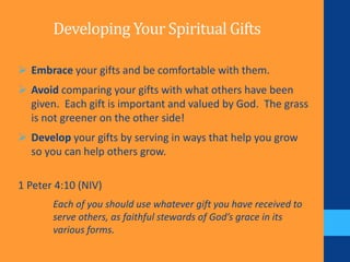 Spiritual Gifts | PPTX