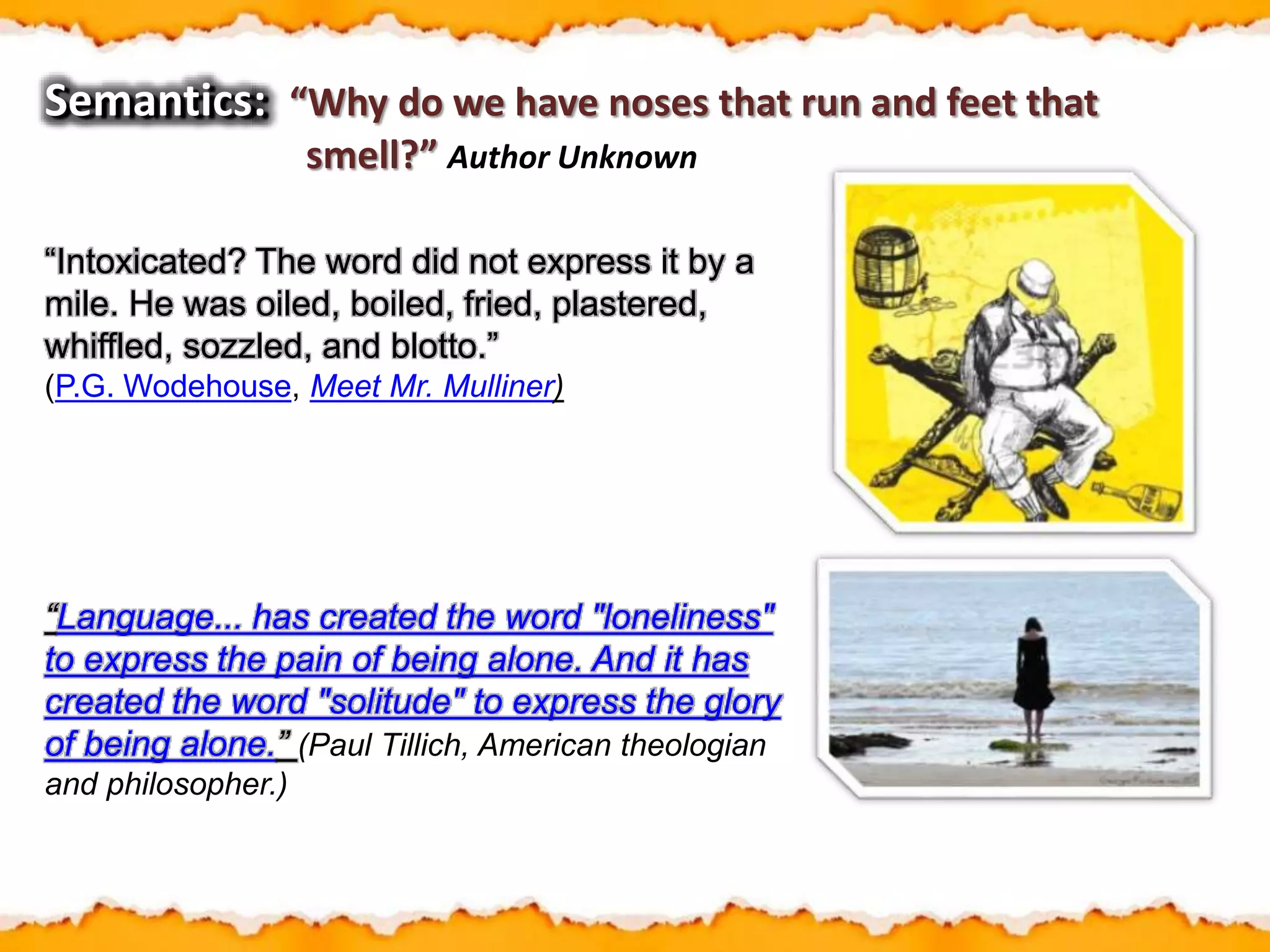 Powerpoint On Lecture 5 Semantics Ppt