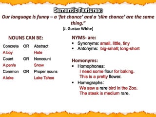 Powerpoint on Lecture 5. Semantics | PPT