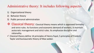 Powerpoint on public administration | PPTX