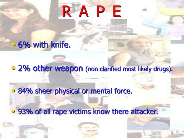Powerpoint On Rape Final With Pictures | PPTX