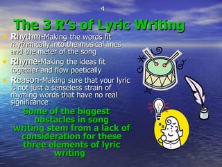Power point on songwriting | PPT | Music | Entertainment