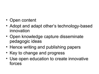 Powerpoint on sustainable_and_effective_open_education | PPT