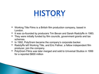Working Title Film | PPT