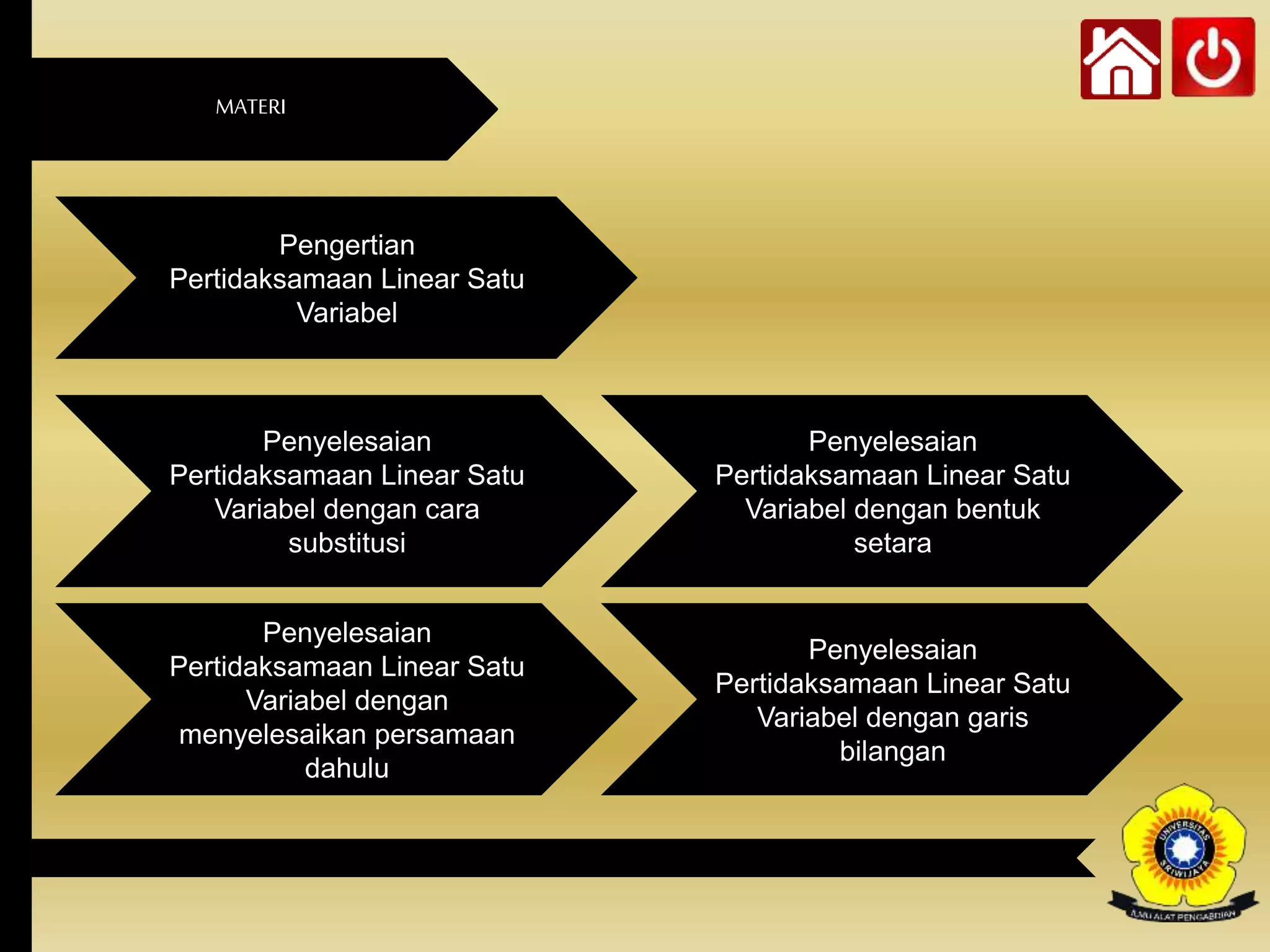 Powerpoint Pertidaksamaan Linear Satu Variabel | PPTX