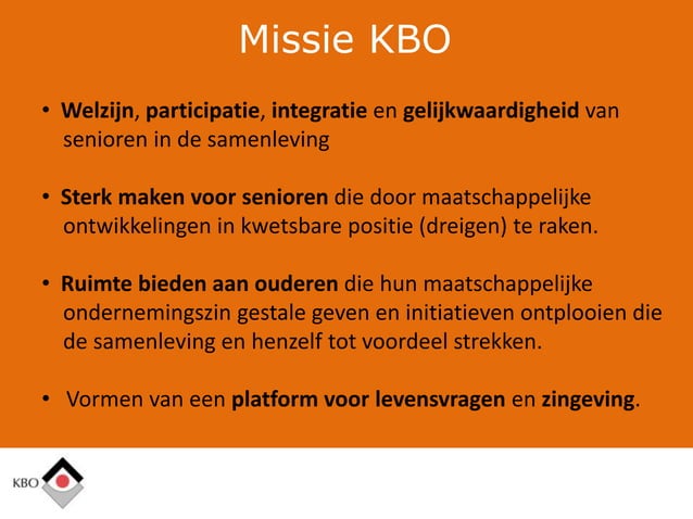 Powerpoint oprichten kbo afdeling | PPTX