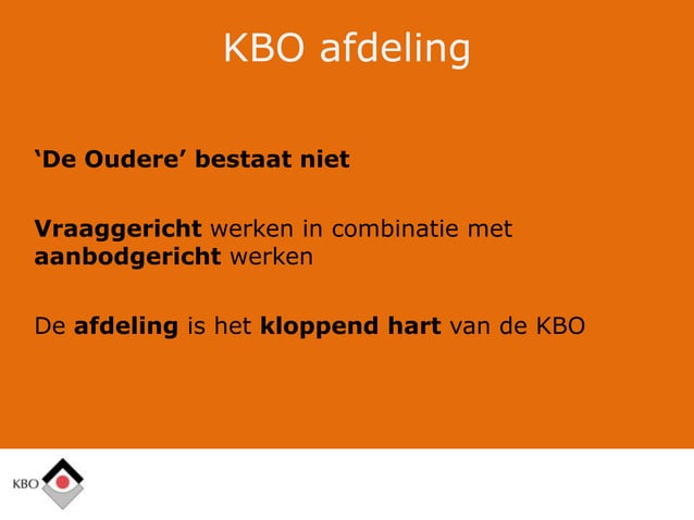 Powerpoint oprichten kbo afdeling | PPT