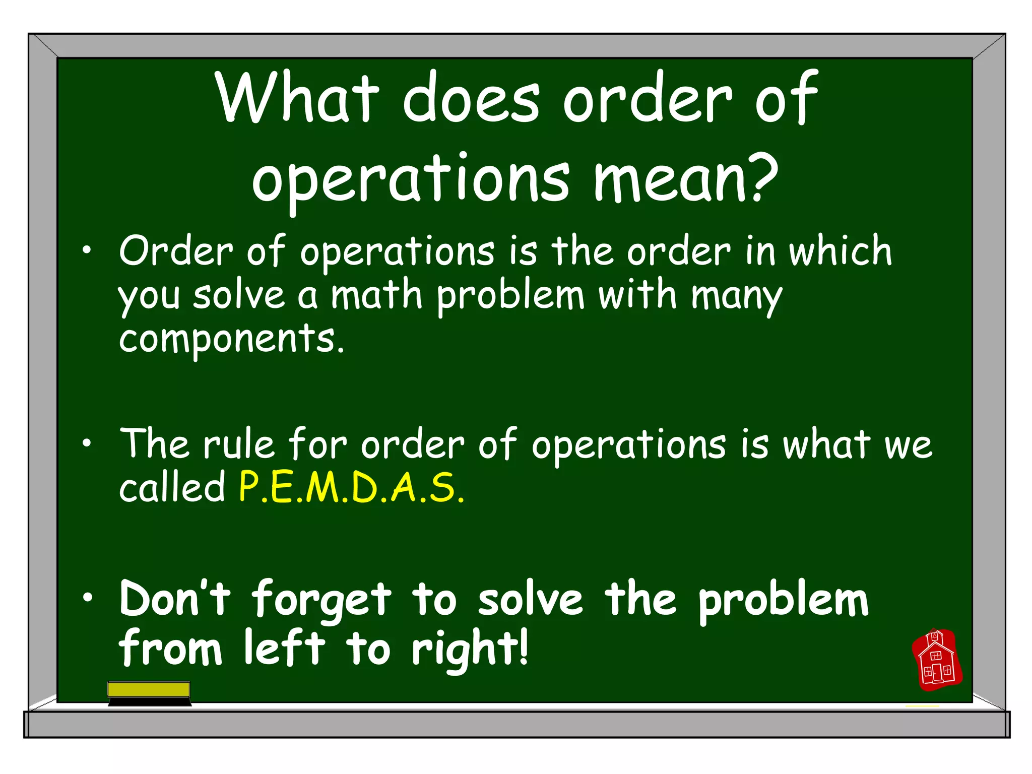 order of operations | PPT
