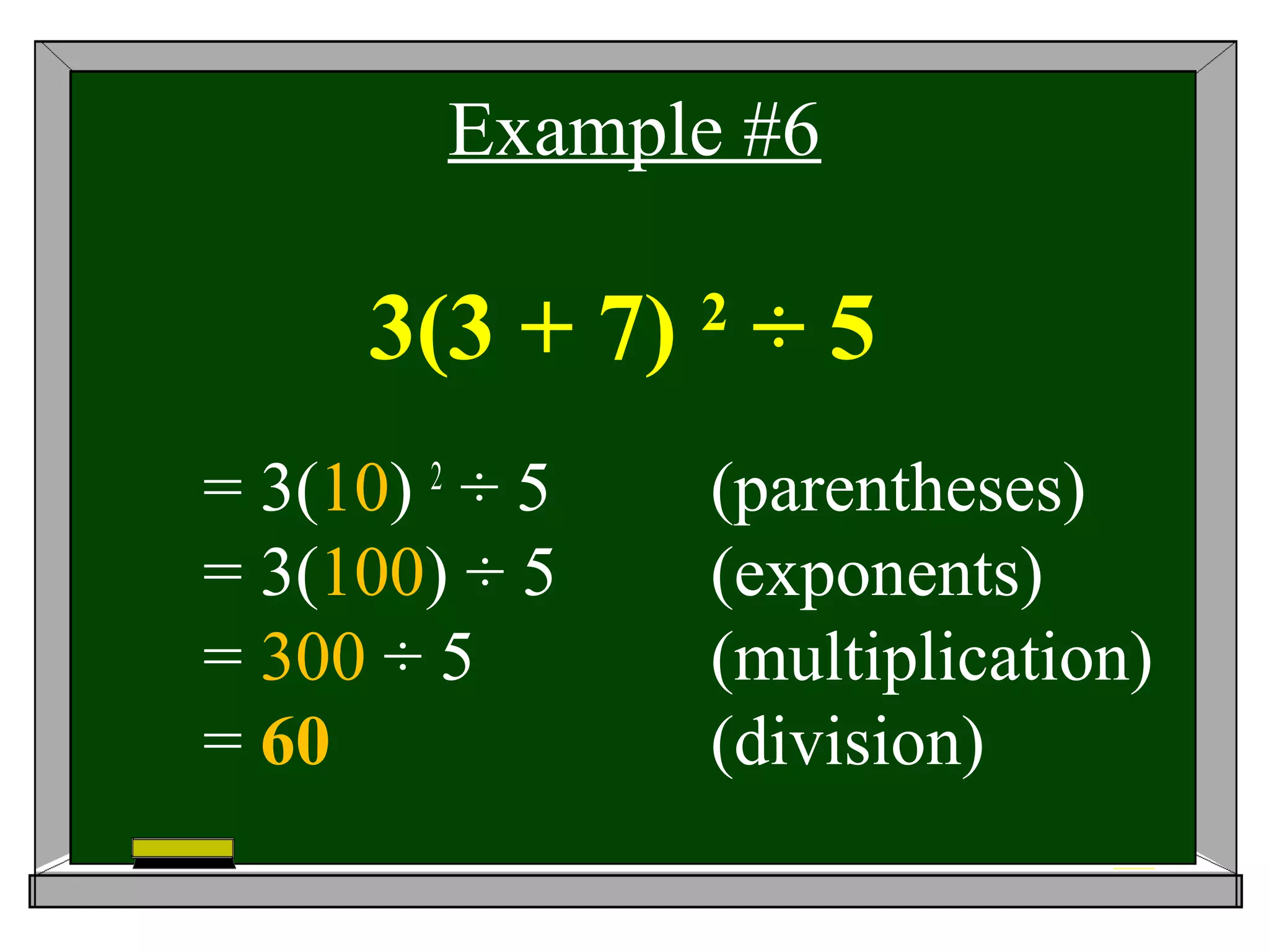 order of operations | PPT