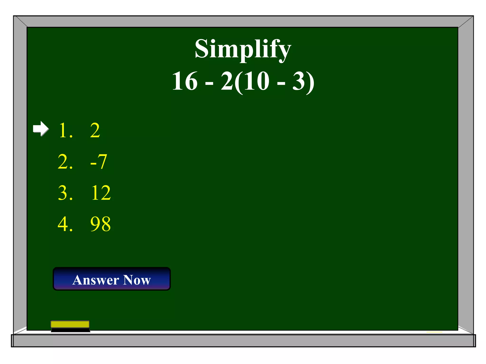 order of operations | PPT