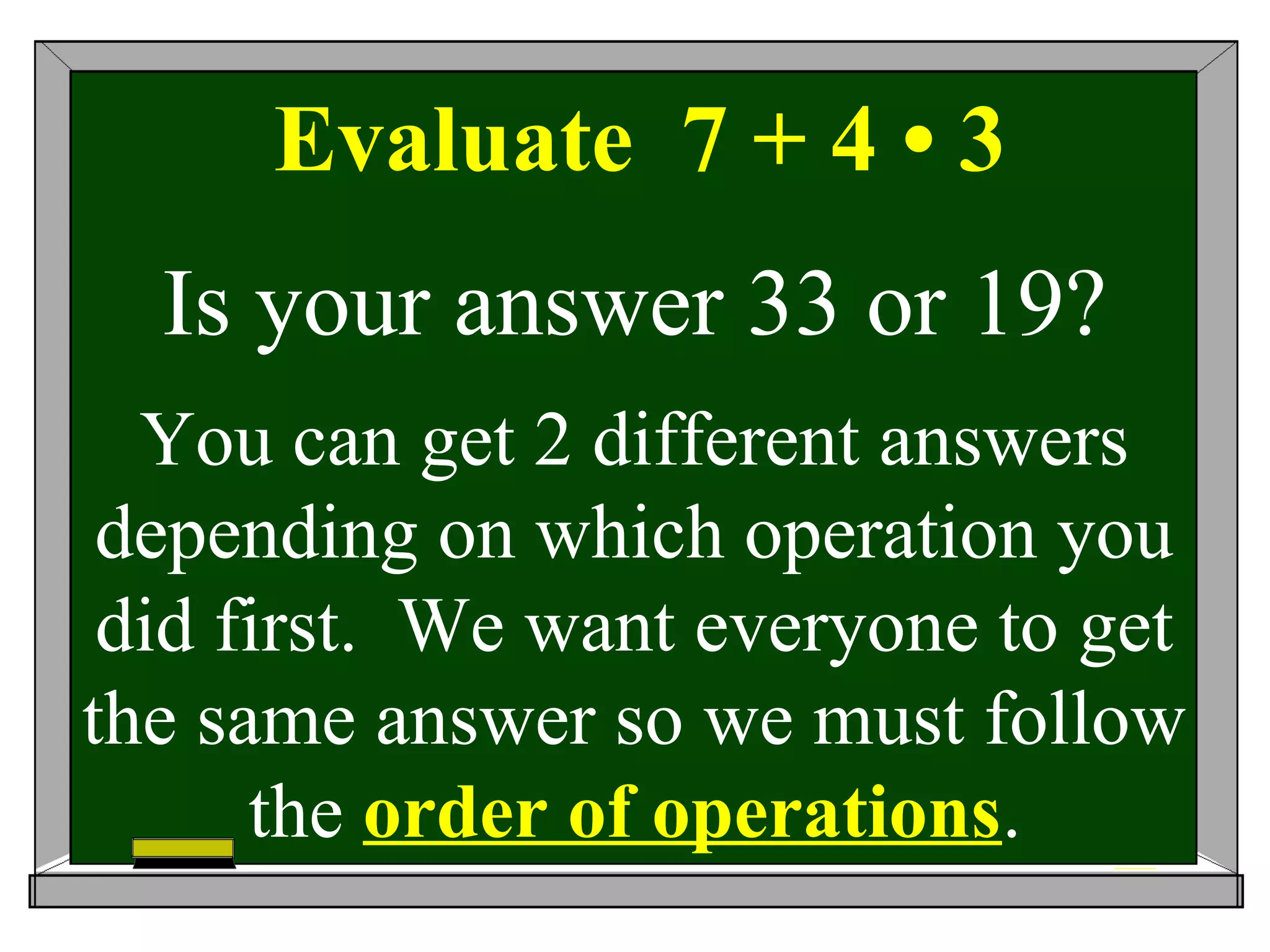 order of operations | PPT