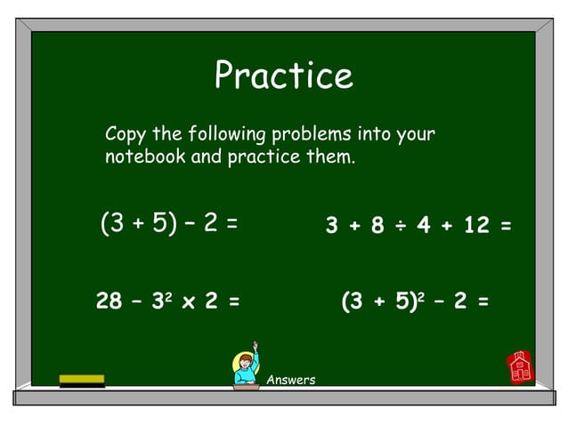 order of operations | PPT | Physics | Science