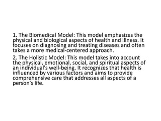 Model concept of nursing. A Review on theories, model and nursing ...
